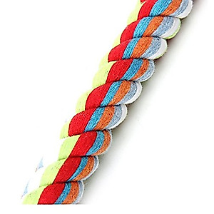 Birds Rope Bungee Perch Adjustable Parrot Cage Stand Chewing Swing Toy Climbing Ropes for Small Medium Parrot Spiral Rope Cage Accessories