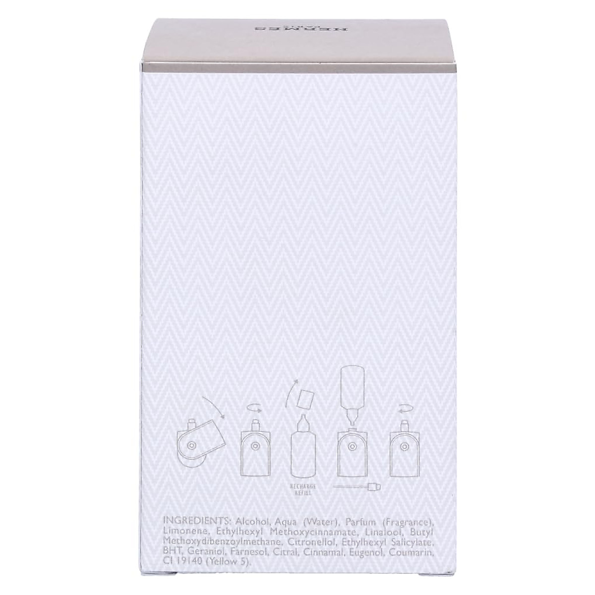 Hermes Voyage D'Hermes Eau-de-toilette Refillable Spray for Unisex, 3.30-Ounce