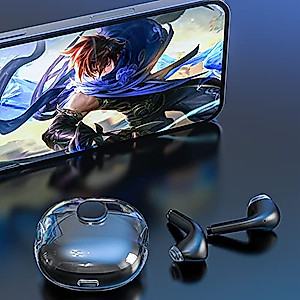 Wireless earbuds Ear buds wireless bluetooth earbuds,Bluetooth earbuds with Microphone ,Headphones for women,Stylish and compact,Sport Earbud for iPhone and Android Black wireless headphones for tv
