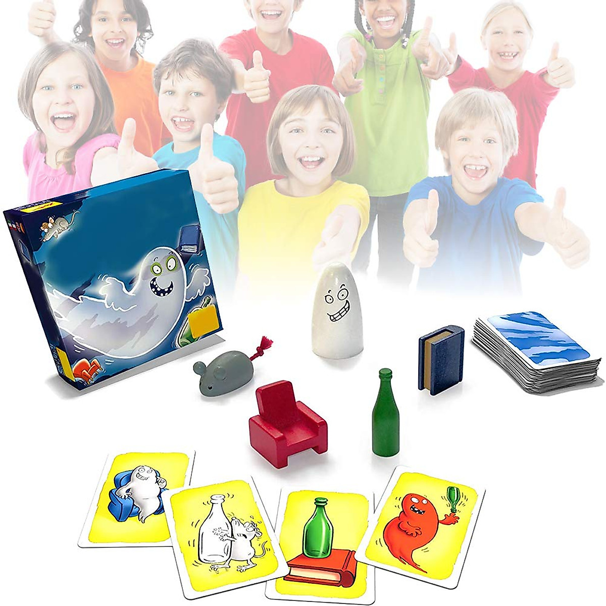 MIXCUT Ghost Blitz Reaction Test Board Game The Shining Hunter Quick Response Game Funny Children's Puzzle Card Party Favors Toy