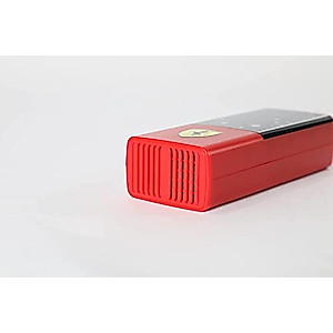 DAKOTT Ferrari 3pcs Set Includes- Ferrari Drawstring Backpack- Ferrari No. 2 Soccer Ball & a Ferrari Portable Air Compressor, 150 PSI Battery Power Tire Inflator Air Pump.