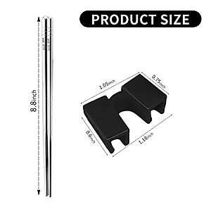 10 Pairs Reusable Chopstick Helpers Non Slippery Training Chopsticks，Adult Training Chopsticks Chopsticks Aids for Adults, Children, Beginners,Practice Chinese Japanese Korean Food