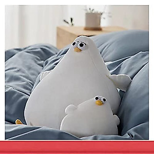 Hgplvxj Cute Fat Chicken Plush Toy, Soft Mother Hen Plush Pillow, Chicken Stuffed Animal Birthday for Kids(10.23inch)