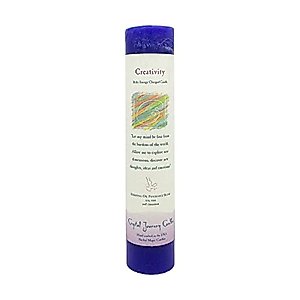 CRYSTAL JOURNEY Candle Pillar Creativity, 1 EA