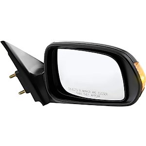 Kool Vue Left & Right Power Door Mirrors Compatible With Scion tC 2005-2010 With Signal Light Paintable Pair