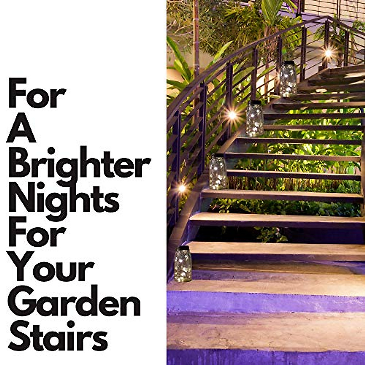 CTW Home Collction Angel Tears 46" Solar LED Star Light String LID for Regular Mason JAR