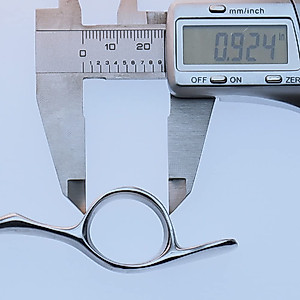 AOLANDUO 6 Inch Sword Blade Hair Scissors/Barber Scissors-High End Japanese AICHI Steel Handmade Hair Cutting Shears with Offset Handle for Salon Stylists Beauticians & Hairdresser