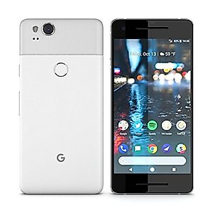 Google Pixel 2 GSM/CDMA Google Unlocked (Clearly White, 64GB) (Renewed)