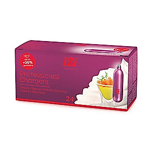iSi 50 Pack Professional N2O Cream Chargers, Set of 2