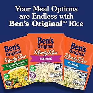 BEN'S ORIGINAL Ready Rice Cheese Risotto Flavored Rice, Easy Dinner Side, 8.5 oz Pouch