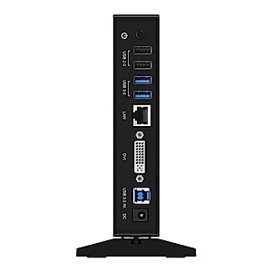 XUNMAIFHB Portable Docking Station,USB3.0 Docking Station Notebook high-Speed Transmission Multi-Function Converter DVI, Gigabit RJ4, Audio Interface, Microphone Interface Fast Transmission
