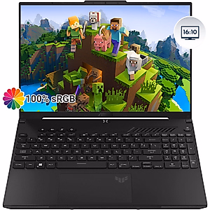 ASUS TUF Gaming Laptop 2023-16inch WUXGA IPS Display 165Hz 100% sRGB - AMD Ryzen7 7735HS Beat i7-12650H - AMD Radeon RX7600S Beat RTX3060 - Backlit KB - HDMI Cable (32GB DDR5 RAM |2TB PCIe SSD)