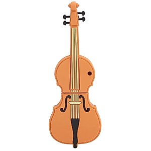 USB Flash Drive, Violin Shaped USB 2.0 Memory Stick Pen Drive Novelty Thumb Drive, Portable USB Drive Pendrive(32GB)