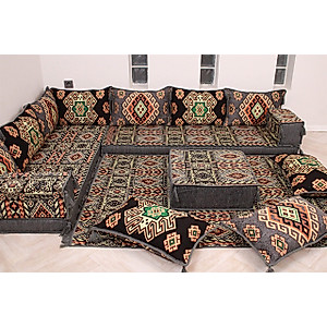 Arabic Majlis Sofa Set, Arabic Cushions, Modular Sofa, Moroccan Sofa, Furniture
