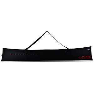 Element Equipment Padded Ski Bag Adjustable One Size Fits All Travel Ski Bag Black/Red
