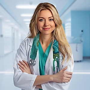 Luarisgur Stethoscope Cover Sleeve Green Marble Pattern Nurse Stethoscope Accessories Stretchy Stethoscope Cover 2 Pack Scrunchie Stethoscope Protective Cover for Men