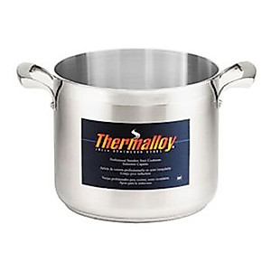 Browne Foodservice 5723940 Thermalloy 40qt Stainless Steel Deep Stock Pot, NSF