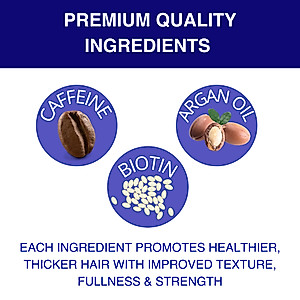 GroMD Biotin Shampoo and Conditioner, Hair Growth Shampoo, Hair Loss Shampoo for Men & Women, Regrowth Treatment & Thickening, Contains Argan Oil & DHT Blocking Ingredients, Doctor-Formulated, 10 oz