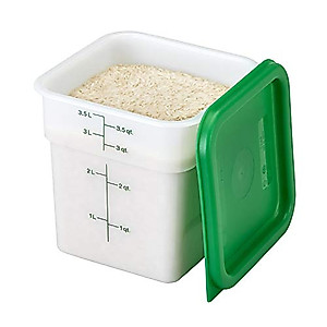 Cambro White Poly 4 Qt Cam-Square Container