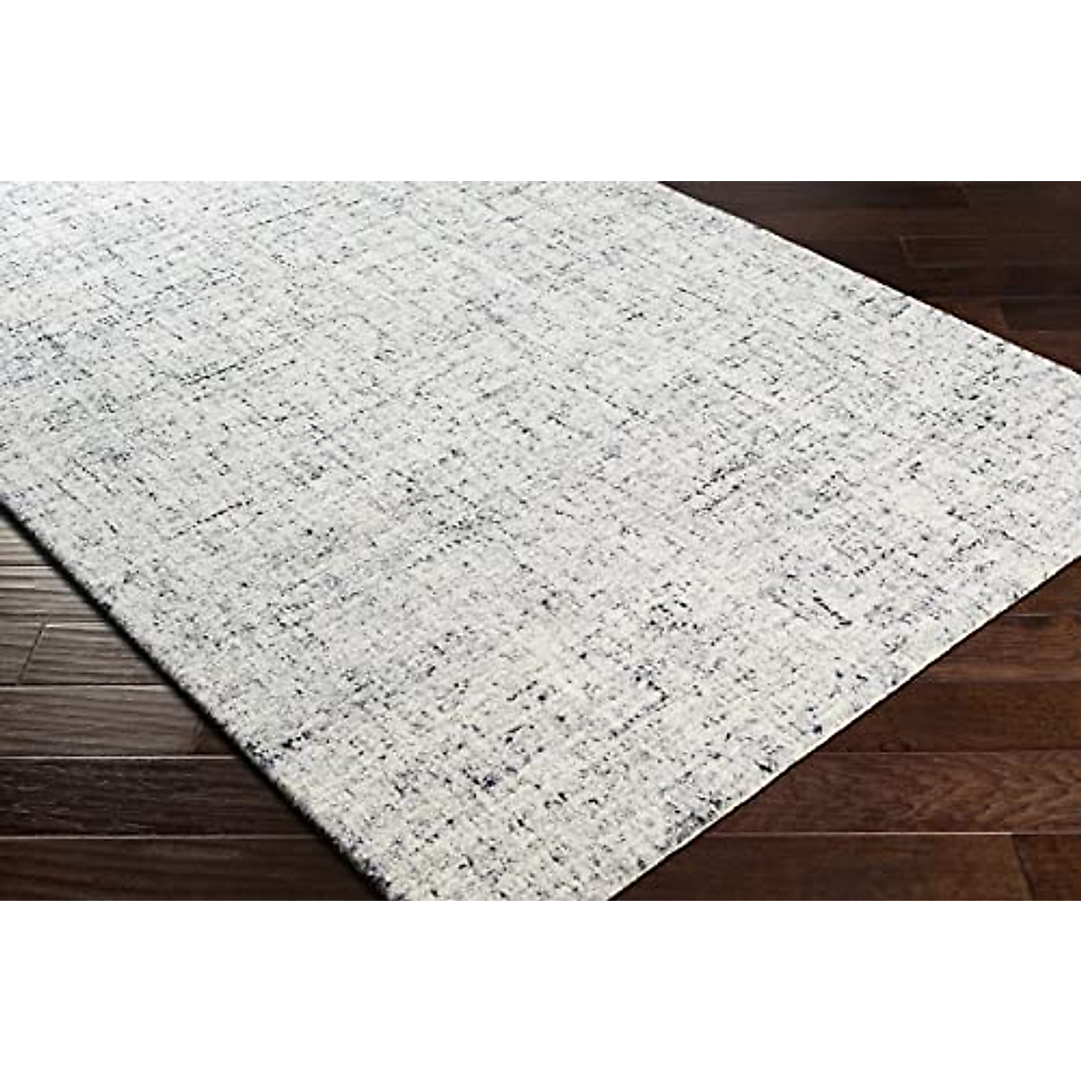 Hauteloom Tanana Wool Living Room, Bedroom Area Rug - Modern - Beige, Black, Gray - 8' x 10'