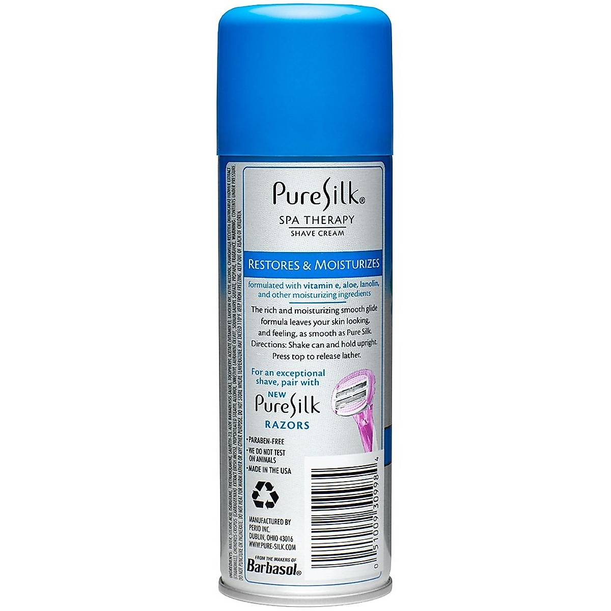 Pure Silk Spa Therapy Shave Cream by for Women, Dry Skin, 7.25 Oz