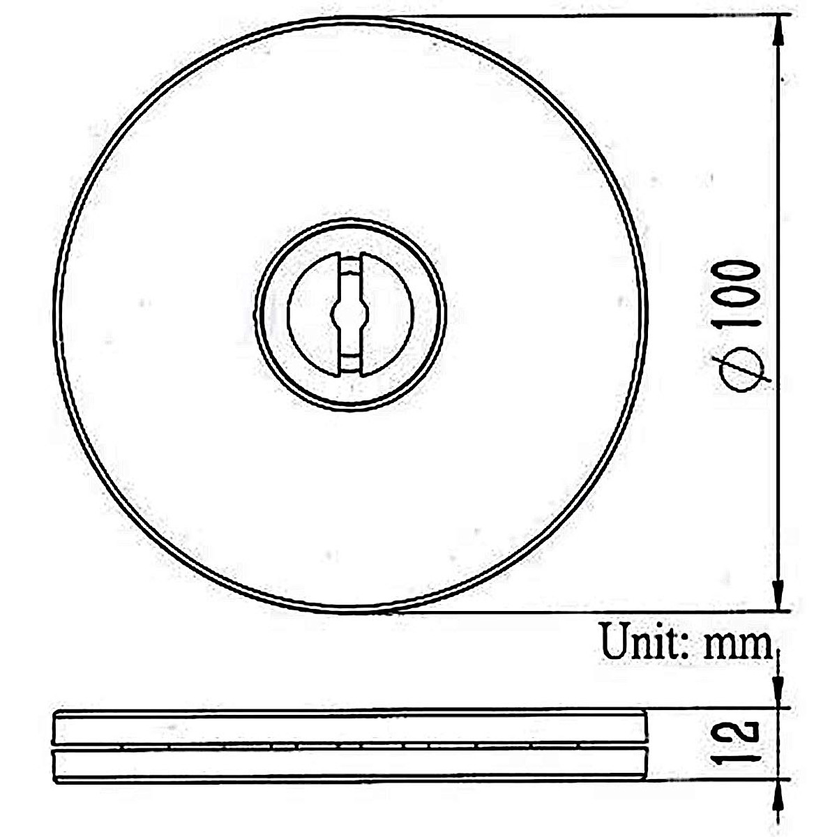 TamBee 2PC 4Inch Acrylic Lazy Susan Turntable Organizer Revolving Display Base Acrylic for Spice Rack Table Cake Kitchen Pantry Decorating Black