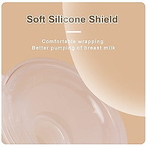 MyMom Wearable Breast Pump,Portable Hands Free Breast Pumps,Long Battery Life Fast,Fewer Parts Need to Clean,Silent Painless Breastfeeding Breast Pump Electric Breast Pump S12 White 2 Count (Pack 1)