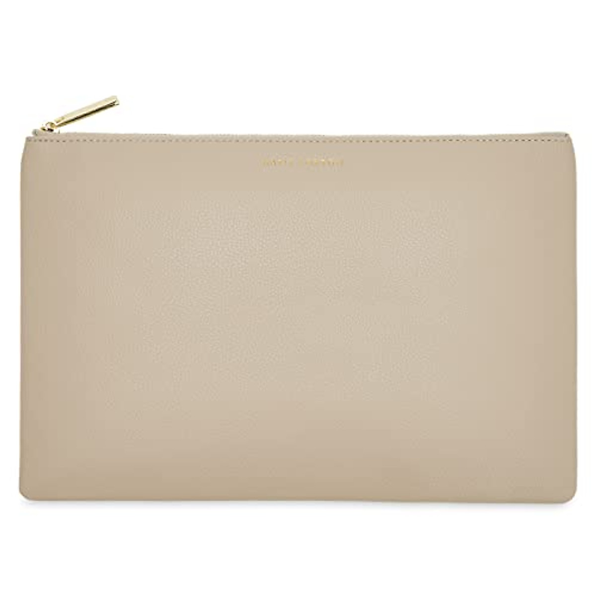KATIE LOXTON You Got This Womens Large Vegan Leather Baby Pouch Organizer in Taupe