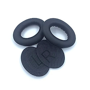 MEIYIN 2Pcs/1Pair Grey Headphone Cushions Replacement Ear Pads Cover for QC35 Headset