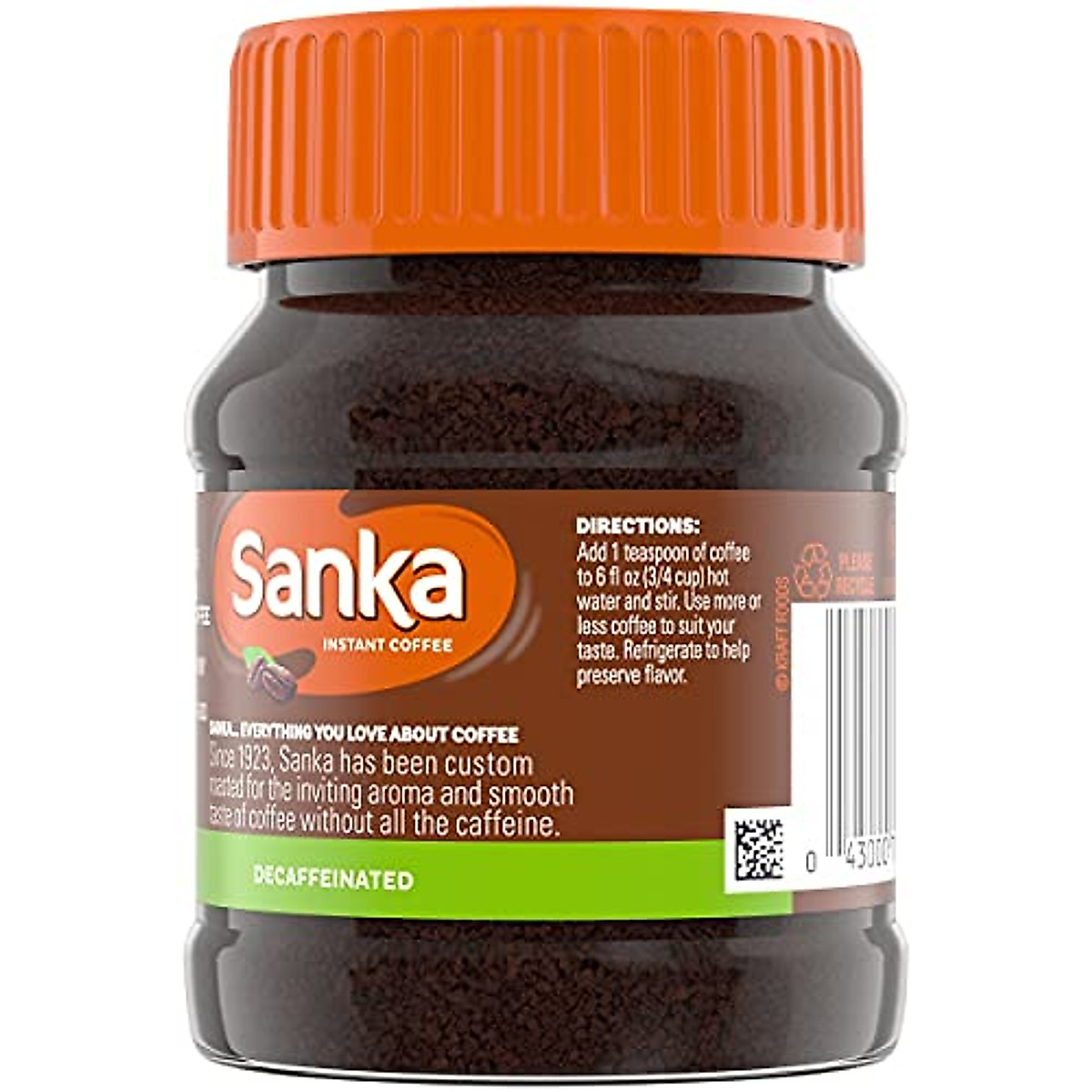 Sanka Decaf Instant Coffee (12 ct Pack, 2 oz Jars)