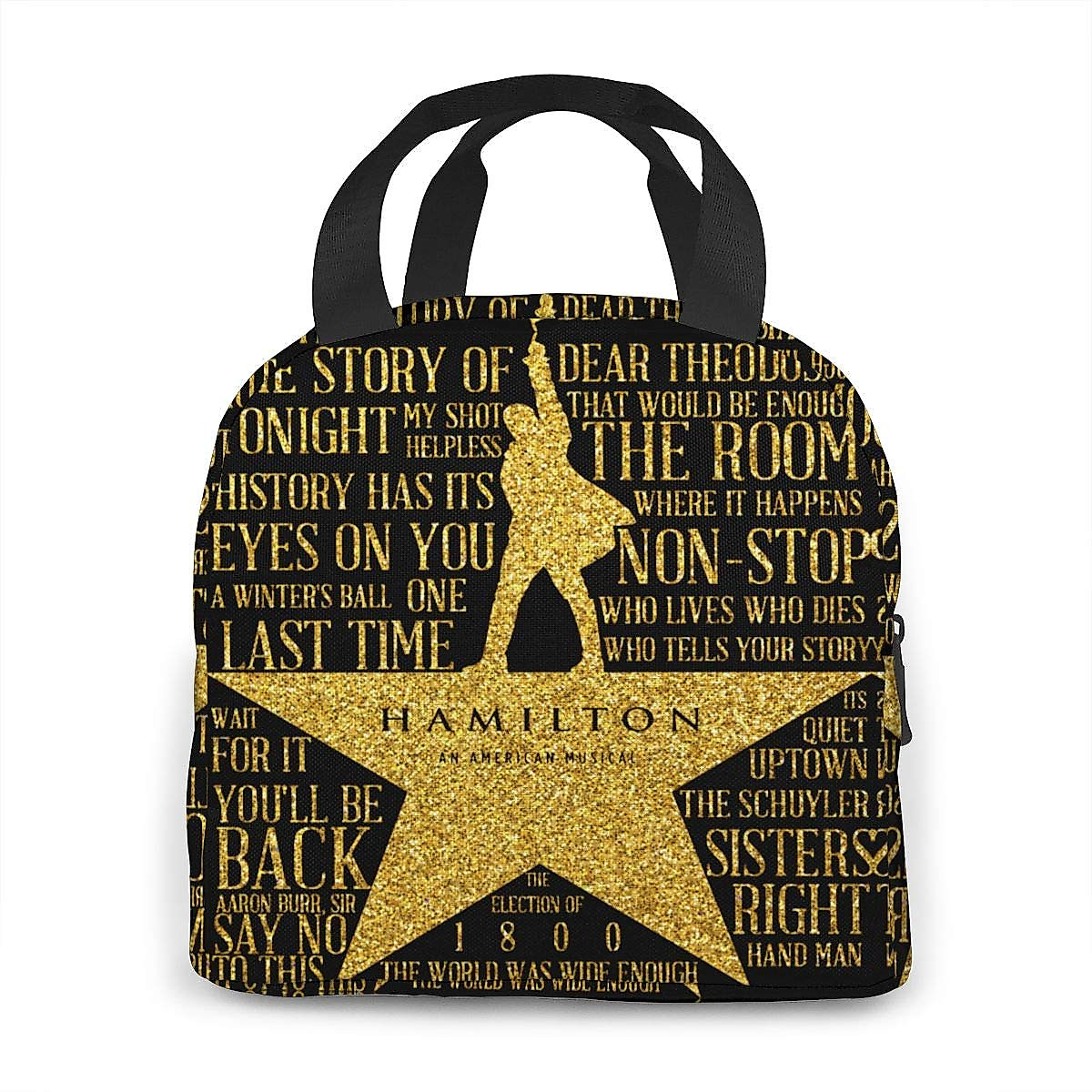 ilton Unisex Reusable Insulated Lunch Bag Cooler Tote Box With Front Pocket Zipper Closure For Woman Man Work Picnic Or Travel