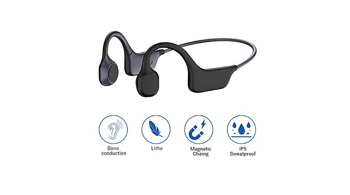Bone Conduction Headphones for Sports & Driving | Safe, Comfort, Durable