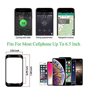 Bike Phone Mount Bag, Waterproof Bicycle Cycling Top Tube Handlebar Phone Holder Pouch Front Frame Storage Bag for iPhone 11 12 13 Pro Max, Galaxy S22 S21 Ultra S20 FE A12, Google Pixel 6, OnePlus 9 8