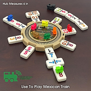 CHH Double 12 Numeral Pro Size Mexican Train & Chicken Domino Set