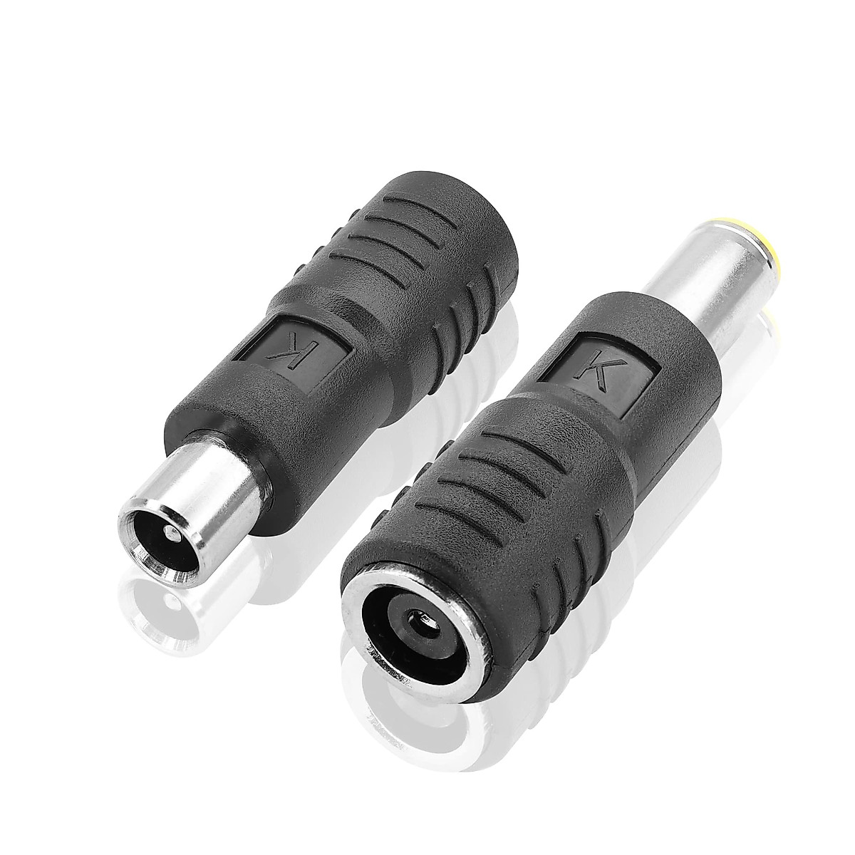 PNGKNYOCN DC 7909 to DC 8020 Adapter，DC 8mm Male to DC 8020 Female and DC 8020 Male to DC 8mm Female Connector, for Solar Panel RV Portable Power Station（2-Pack）