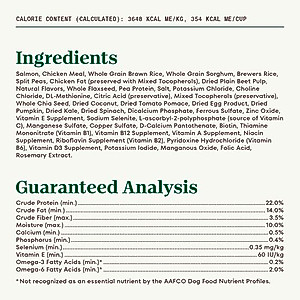 Nutro Natural Choice Small Bites Adult Dry Dog Food, Salmon & Brown Rice Recipe, 28 lb. Bag