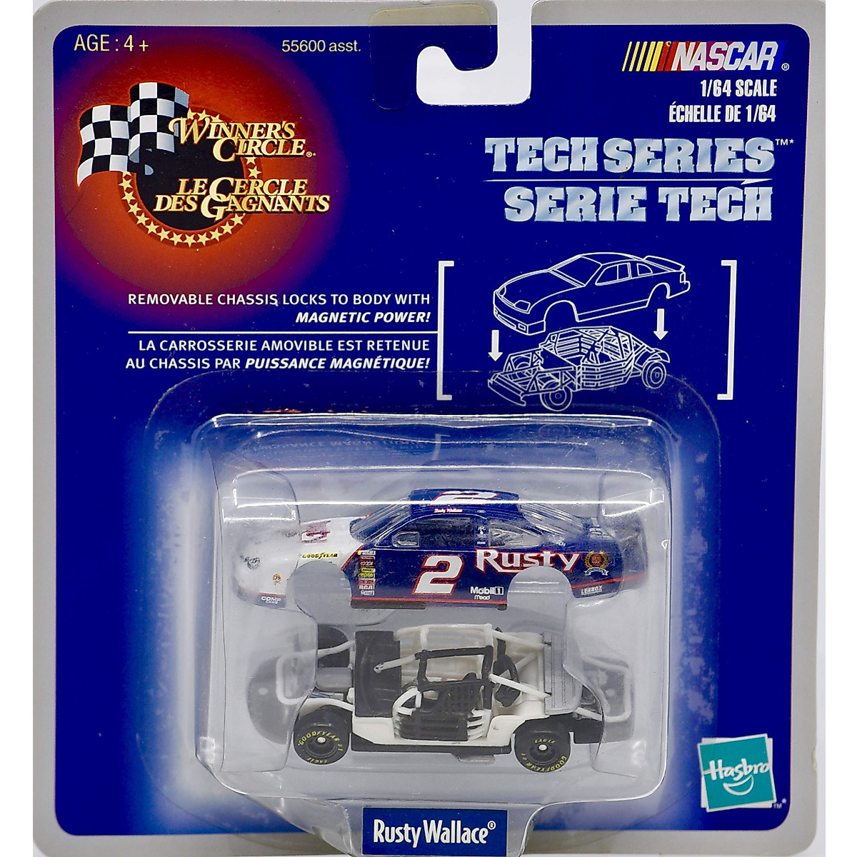 NASCAR Winner's Circle Tech Series Rusty Wallace 1:64 Scale by Hasbro
