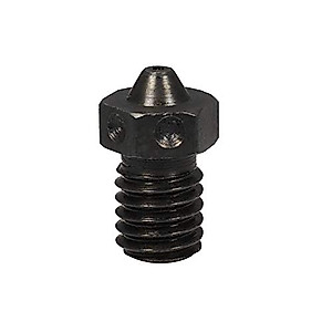 4pcs Hardened Steel Nozzles M6 Thread Nozzle 0.6mm 0.8mm for 1.75mm V6 Nozzle Hotend Prusa Printing PEI PEEK or Carbon Fiber Filament use (2x0.6 +2x0.8)