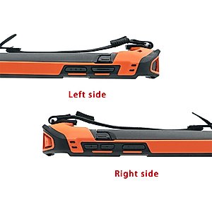 Protective Case Cover Bumper Case with Hand Strap Rugged Boot for Zebra TC52ax (SG-TC52AX-LORGB-01) Barcode Scanner,Sturdy Protect(Orange)