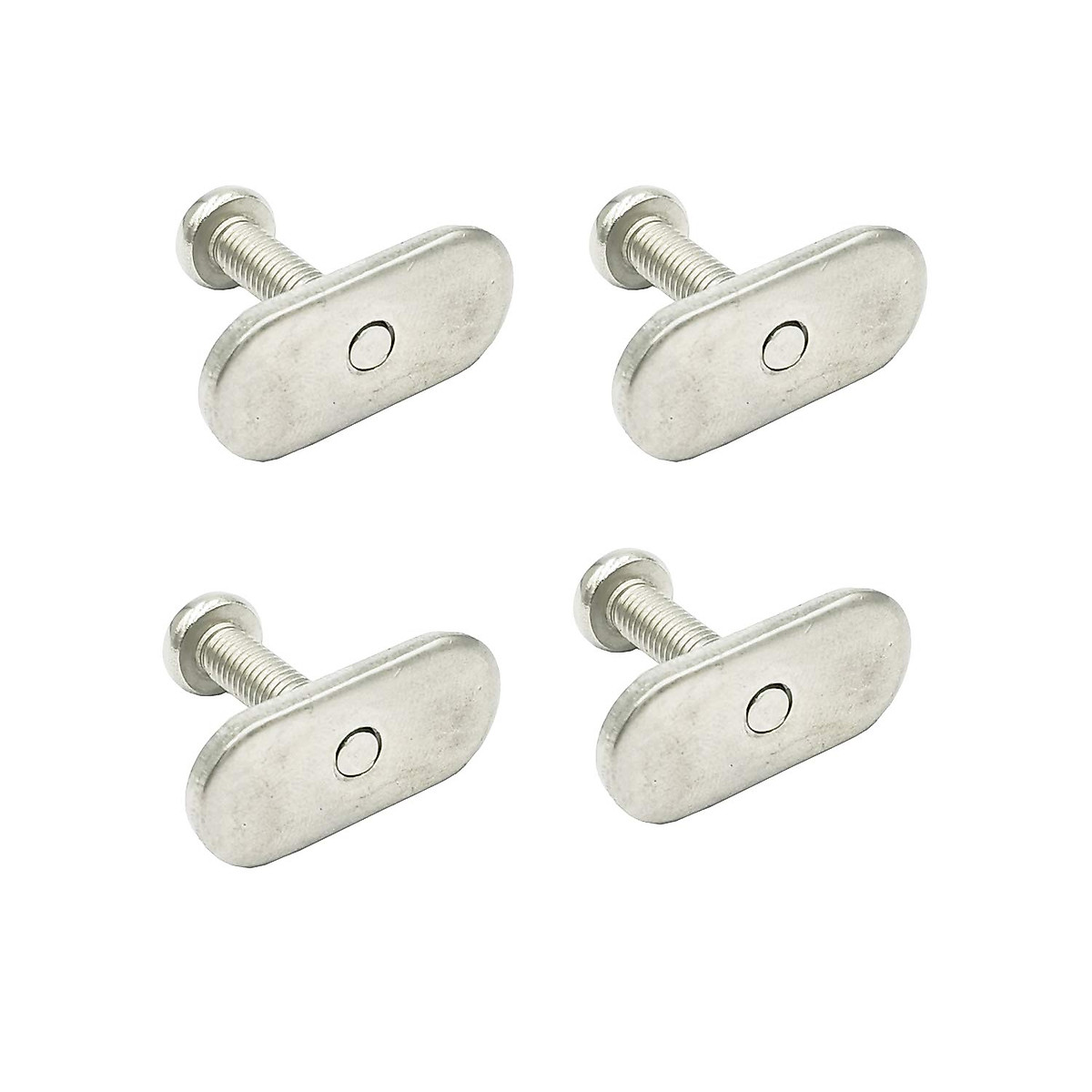 Douzime M5x20 Rail Track Screws Track Nuts Stainless Steel Screws Nuts Hardware Replacement Kit Accessories for Kayak Canoes Boats Rails Watercraft 4 Pack