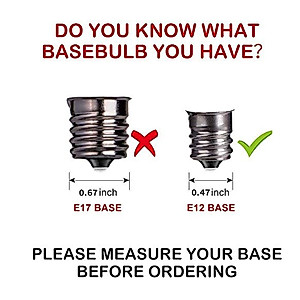 CHYSUPER 25 Pack C7 Clear Replacement Bulbs, 120V 5W Incandescent, C7 Christmas Lights, E12 Candelabra Base C7 Halloween Bulbs Warm White for Patio Outdoor String Lights Decor, Night Light