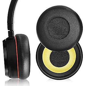XBERSTAR Replacement Earpads for Jabra Evolve Replacement earpads Cushion Cover Pillow for Jabra Evolve 20 20se 30 30II 40 65 65+ … (Protein Leather Ear Pads)