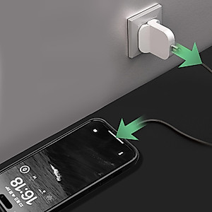 Acesidn Ultra-Thin & Portable - Type C Fast Charger 40W USB C - Mini, Innovative Design - Charger - Wall Charger Adapter USB Charger Block Plug in Wall Charger