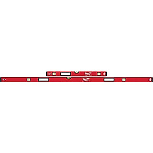 Milwaukee Accessory 78 Inch/32 Inch Redstick Magnetic Box Level Jamb Set