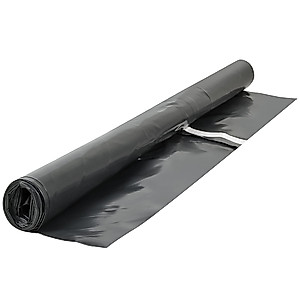 ROBERTS 70-115 Moisture Barricade Underlayment Film, for Vinyl, Laminate SPC, Engineered Wood Floors, 6 mil. Thick, Polyethylene, 120 Sq. Foot Roll, Black