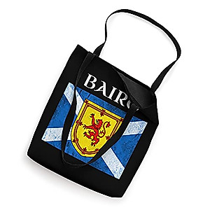 Baird Scottish Clan Name Scotland Flag Tote Bag
