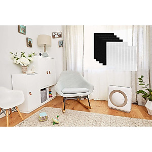 I clean Replacement for Coway AP-1512HH Mighty Air Purifier Filter Compatible with Coway AP-1512HH 3304899 AP1512HH AP1512 1512 1512HH (2 Premium HEPA Filter and 4 Carbon Pre-Filters)