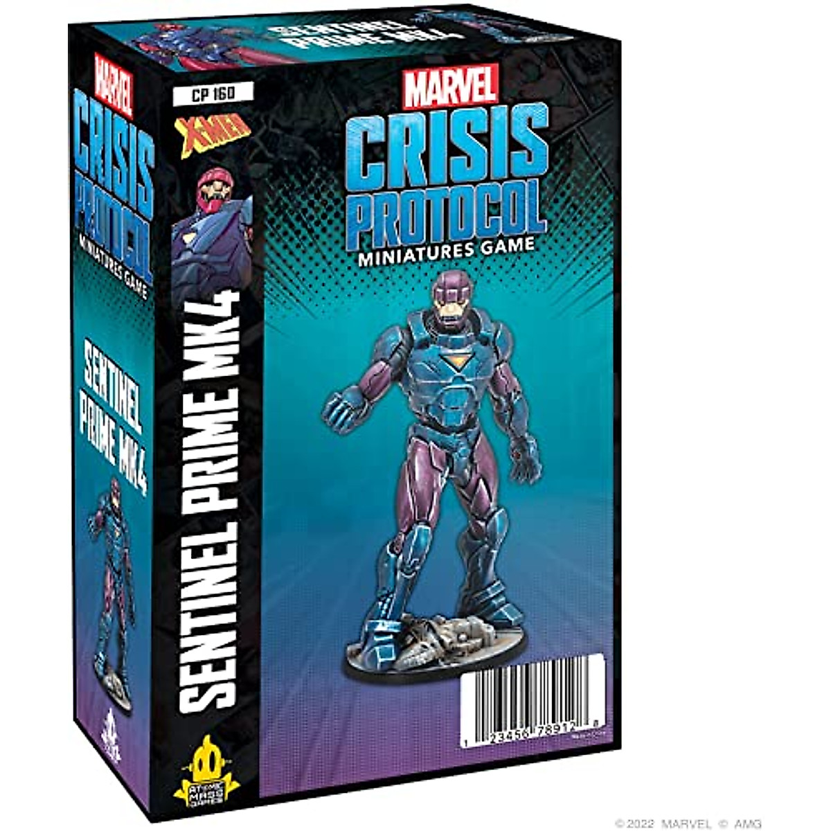 Marvel: Crisis Protocol Sentinel Prime MK4 Character Pack - Lead The Robotic Hunt for Mutants! Tabletop Superhero Game, Ages 14+, 2 Players, 90 Minute Playtime, Made by Atomic Mass Games