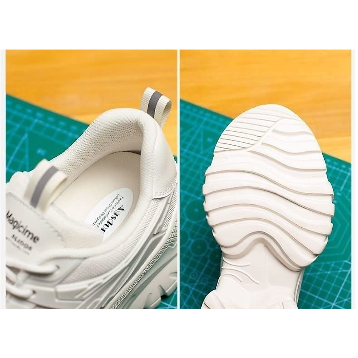 Tzsaixeh Women Walking Sneakers Casual Comfortable Breathable Lightweight Mesh Non Slip Fashion Shoes (Color : Black, Size : 5.5)