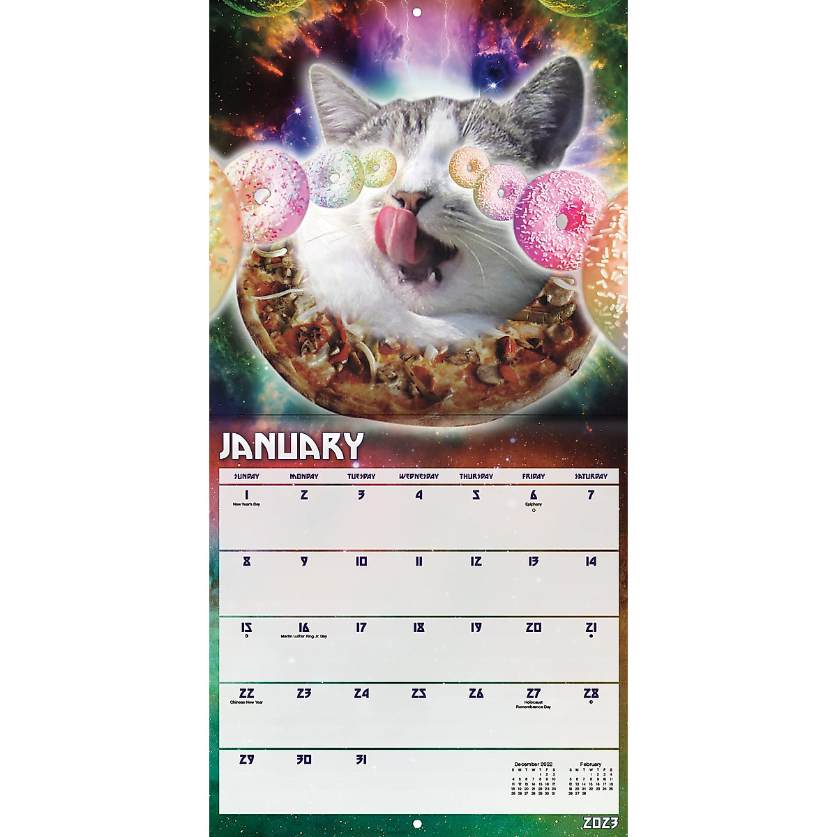 2023 Random Galaxy by James Booker Wall Calendar